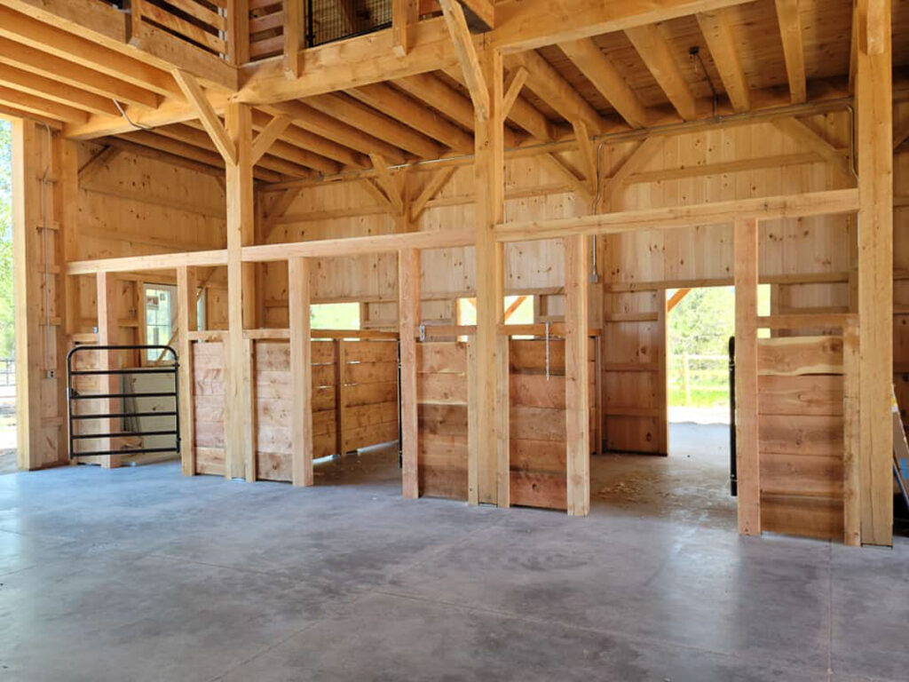 Harvest Moon Timber Frame - Post and Beam Barn Kits