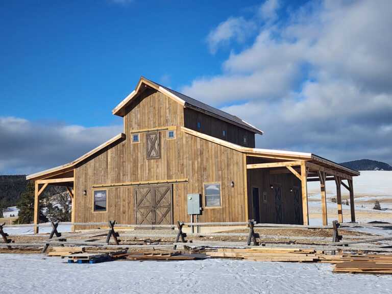 Gambrel - Harvest Moon Timber Frame